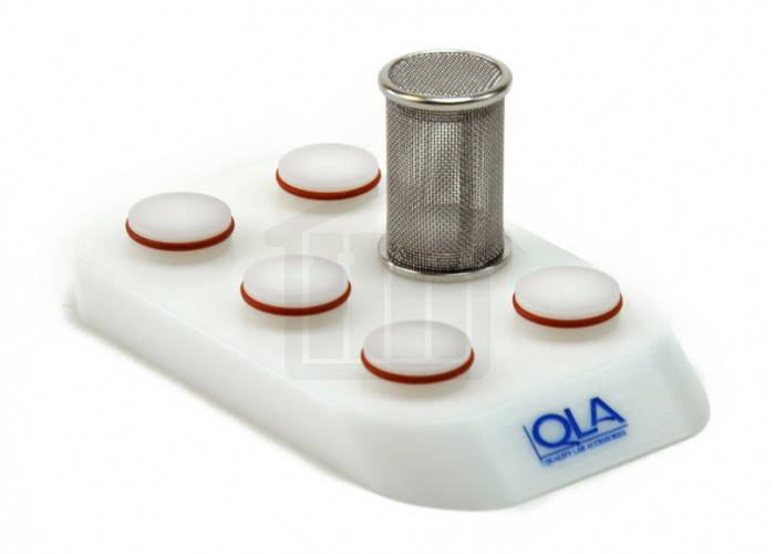 Dissolution Baskets Holder for 6 Baskets of any Brand.