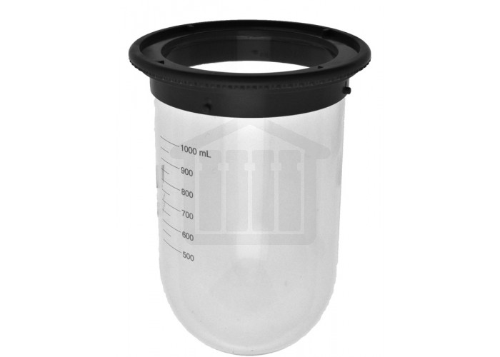 1L Clear Easi-Lock Vessel for Hanson Vision, OEM# 74-104-101