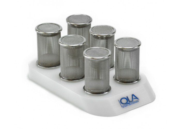 Dissolution Baskets Holder for 6 Baskets of any Brand.